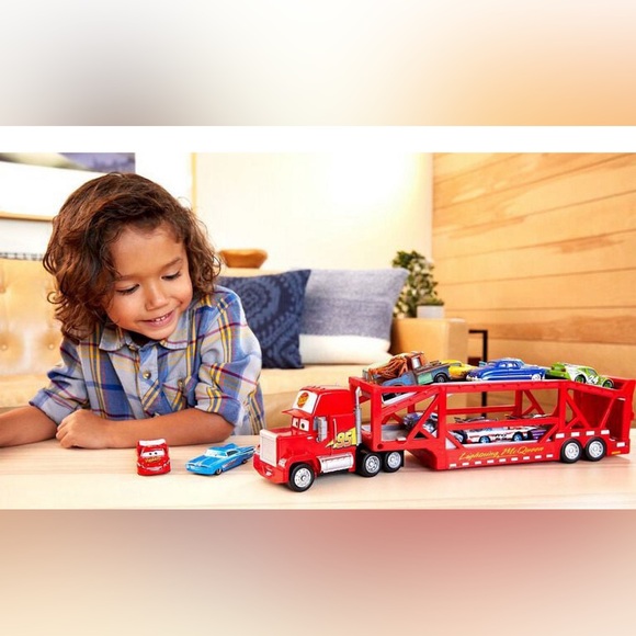 Disney | Toys | Disney Pixar Cars Launching Mack Transporter Truck ...